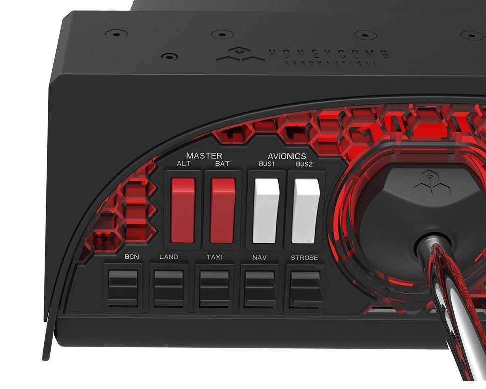 Honeycomb Alpha Flight Yoke and Switch Panel – FlightSimBuilder